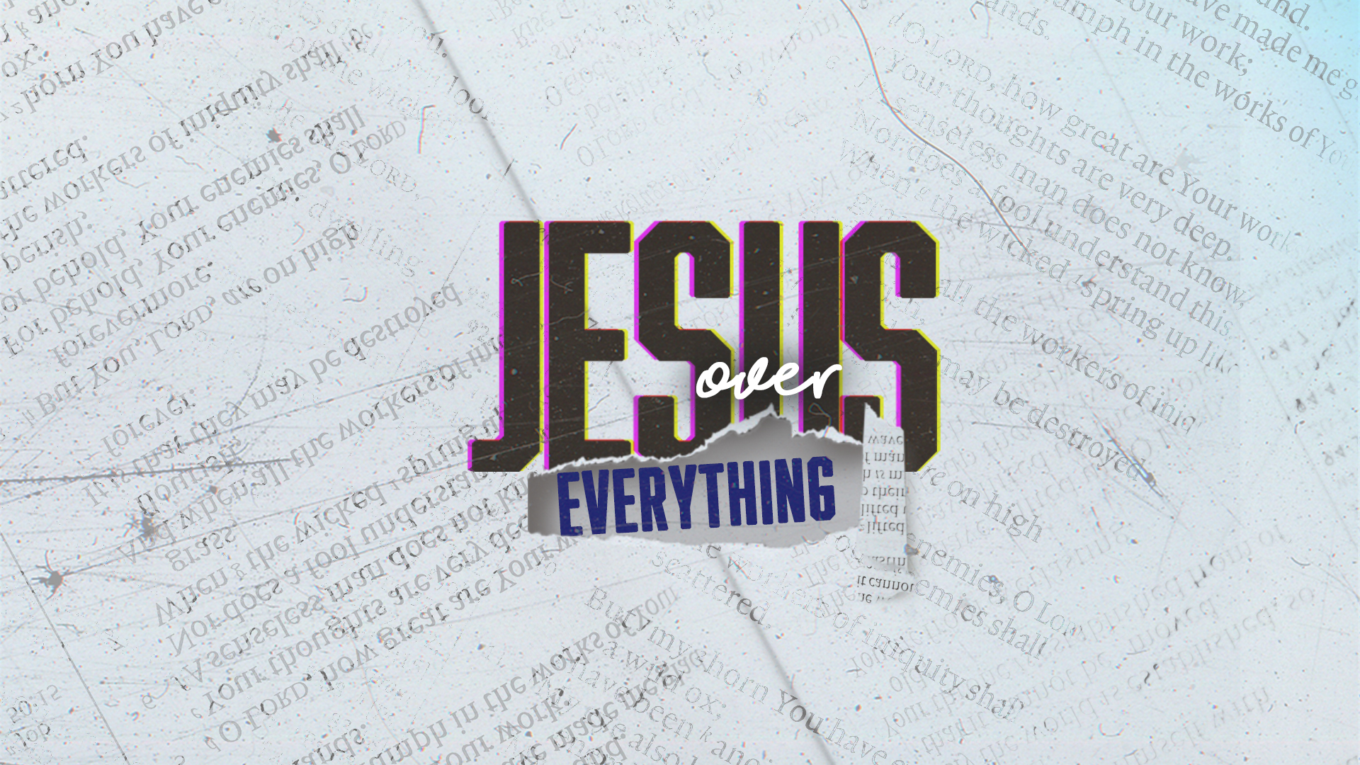 Jesus Over Everything – ChurchMediaHQ
